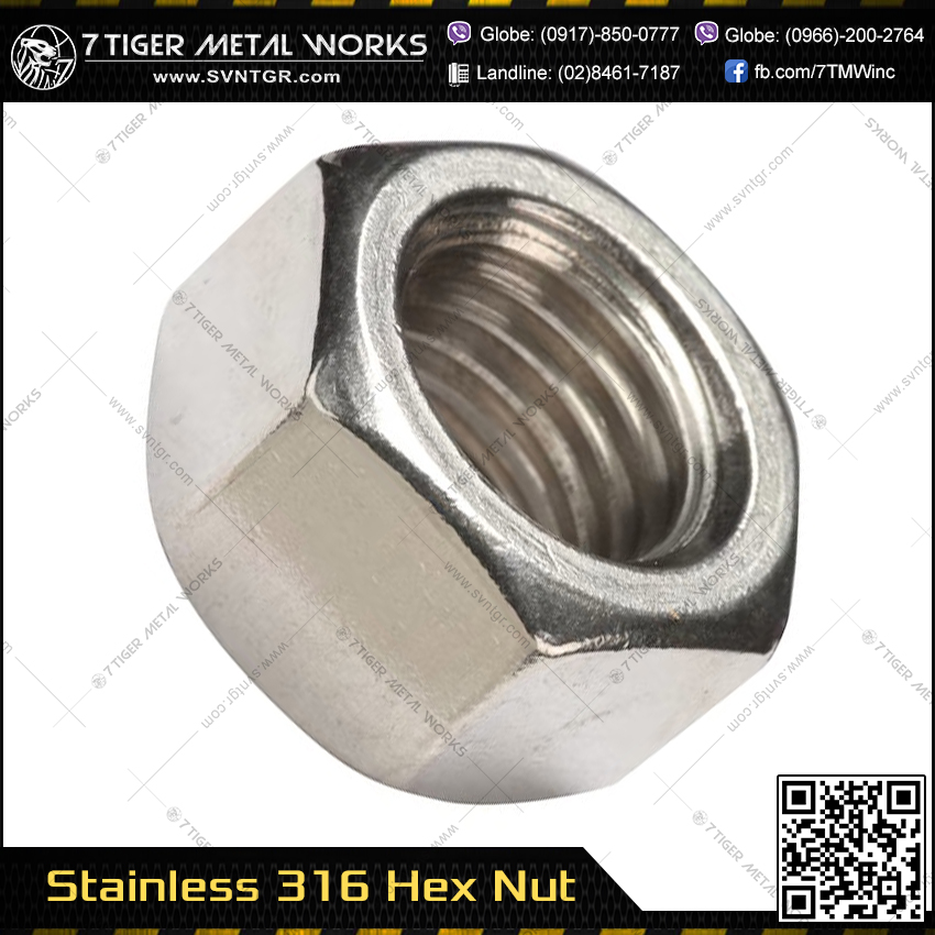 Stainless Steel 316 Hexagonal Nut (A4-70) - ASTM A325 Anchor Bolt ...