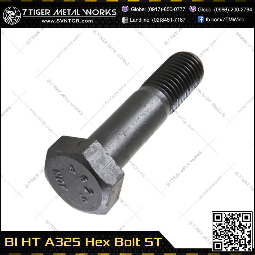 Black Iron High Tensile A325 Hexagonal Bolt - ASTM A325 Anchor Bolt ...