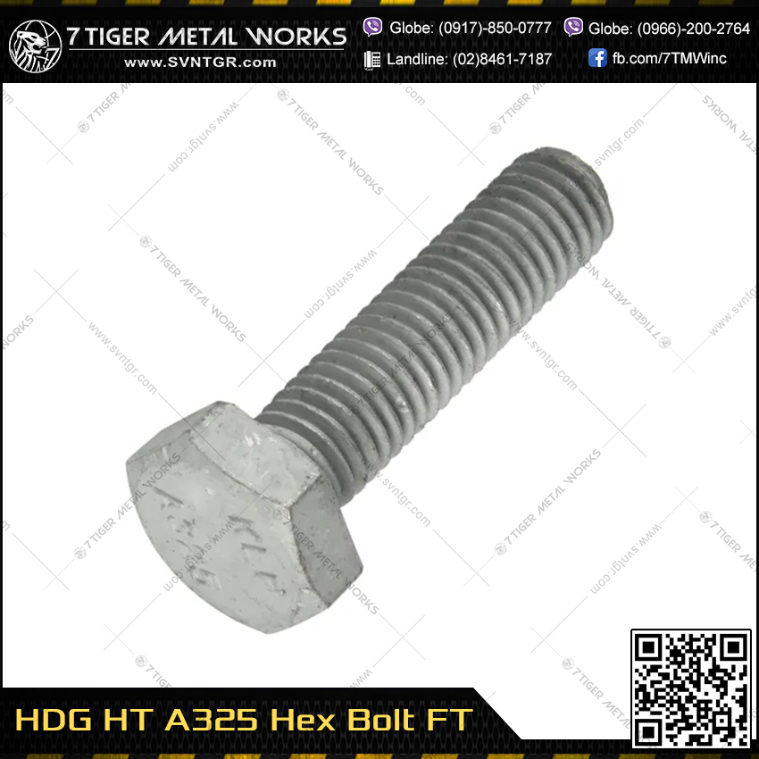 Hot Dipped Galvanized Iron A325 Hex Bolt - ASTM A325 Anchor Bolt ...