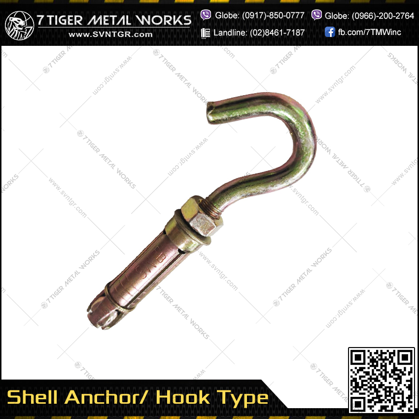 Tetanized Shell Anchor/ Hook Type - ASTM A325 Anchor Bolt Philippines