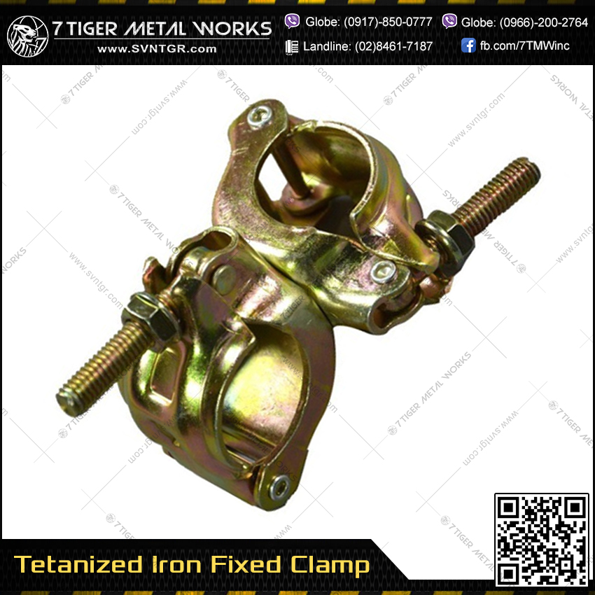 Tetanized Iron Fixed Clamp - ASTM A325 Anchor Bolt Philippines